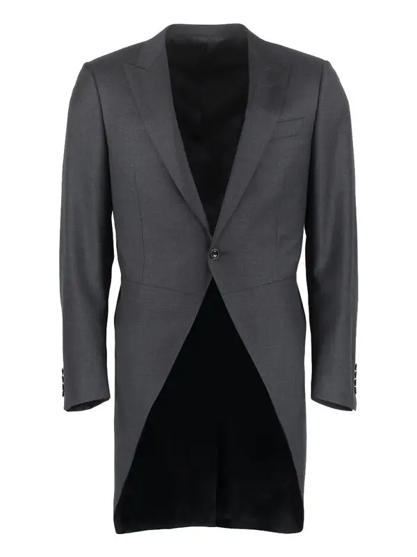 Canali Tailored Wool Jacket - Grey