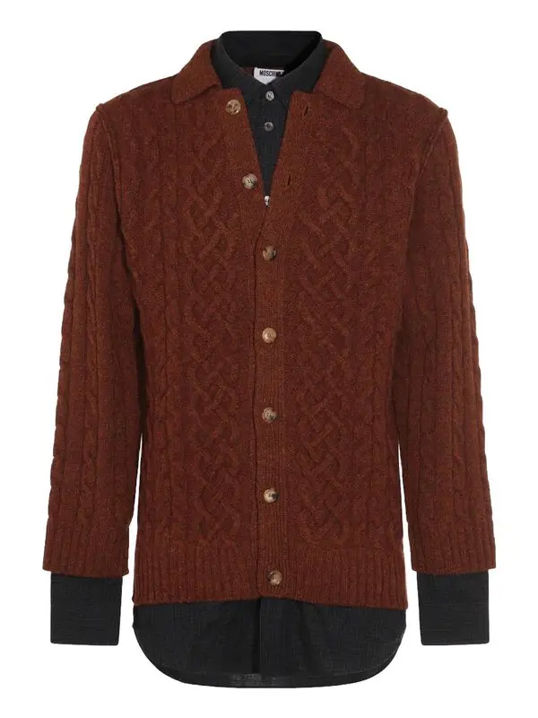 Moschino Wool Knitwear - Brown