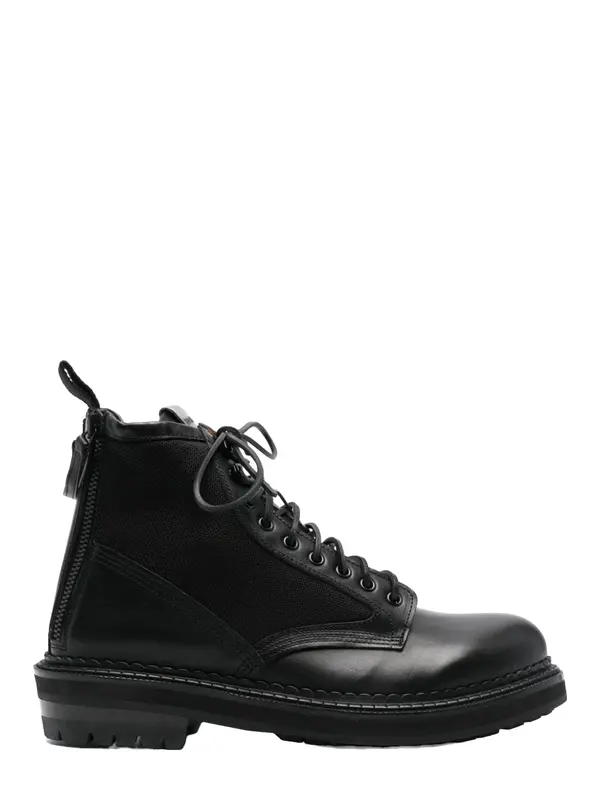 BOTTERO Cargo Leather Boots - Black