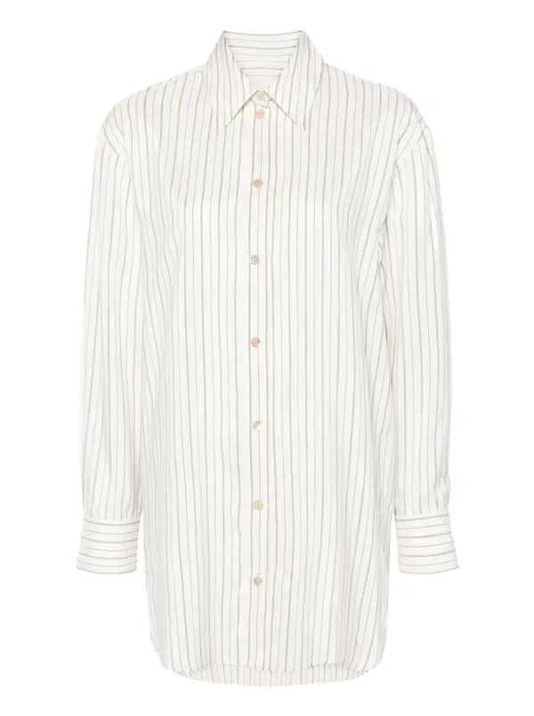 Isabel Marant Cylvany Striped Shirt - White