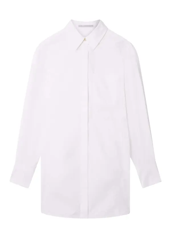 Stella McCartney Poplin Mini Shirt Dress - White