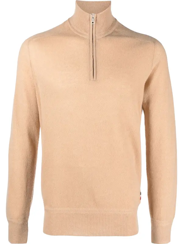 Orlebar Brown Lennard Zip-up Cashmere Jumper - Neutrals