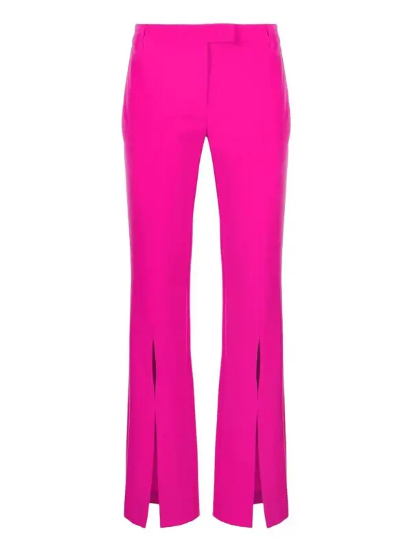 Versace Low-rise Flared Trousers - Purple