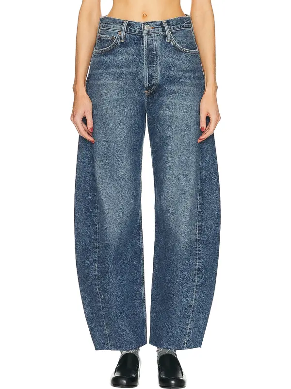 AGOLDE Luna Pieced Wide Leg Jeans - Control