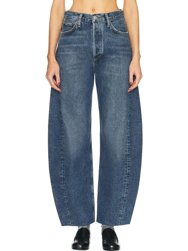 AGOLDE Luna Pieced Wide Leg Jeans - Control