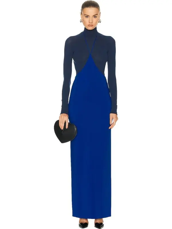 Alaïa Gown Skirt - Bleu De Prusse