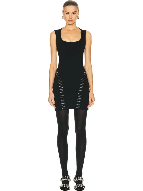 Alaïa Mini Dress - Noir Ala?a