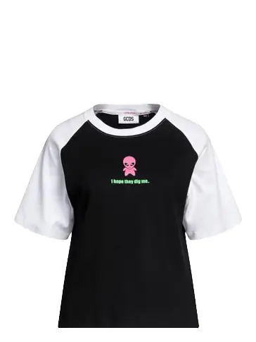 Gcds Cotton Jersey T-shirt - Black