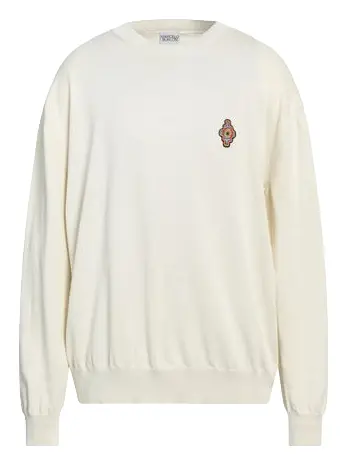 MARCELO BURLON COUNTY OF MILAN Cotton-blend Sweater - White
