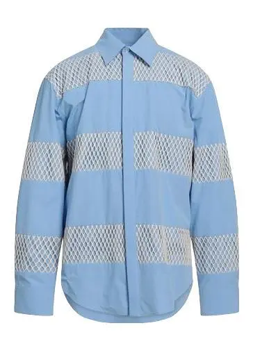 MSGM Shirt Size Organic Cotton, Cotton - Blue