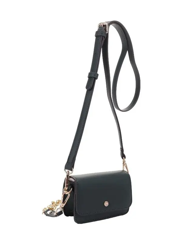 MALI + LILI Tanya Vegan Leather Crossbody Bag - Forest