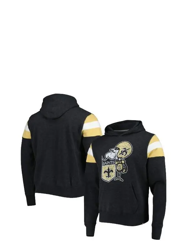 '47 47 New Orleans Saints Legacy Premier Pullover Hoodie - Black
