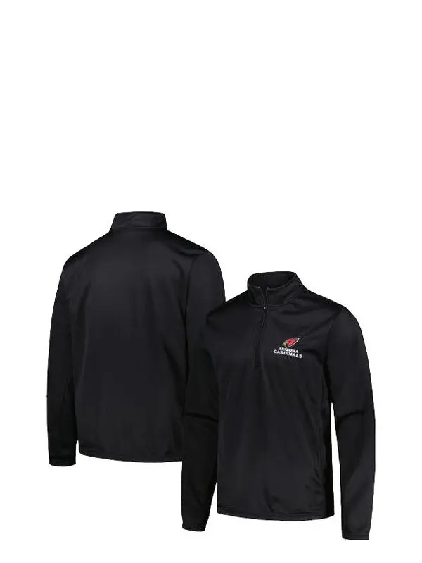 DUNBROOKE Arizona Cardinals All-star Tech Quarter-zip Top - Black
