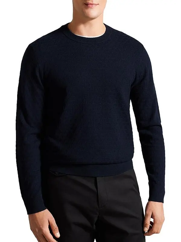 Ted Baker London Loung Crewneck Sweater - Navy