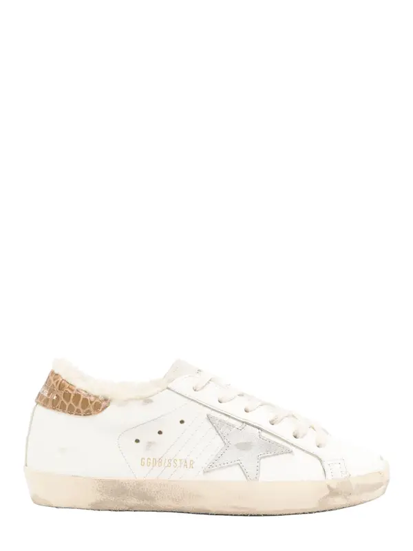 GOLDEN GOOSE Super-star Leather Sneakers - White