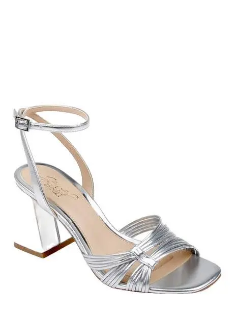 Badgley Mischka Michelle Ankle Strap Sandal - Silver