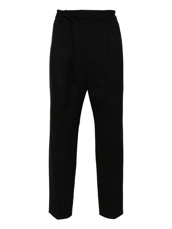 WHITE MOUNTAINEERING Elasticated-waist Trousers - Black