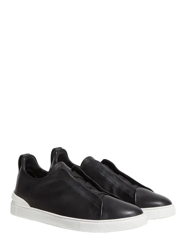 Zegna Triple Stitch™ Secondskin Sneakers - Black