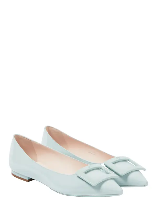 ROGER VIVIER Gommettine Ballet Flats - Blue