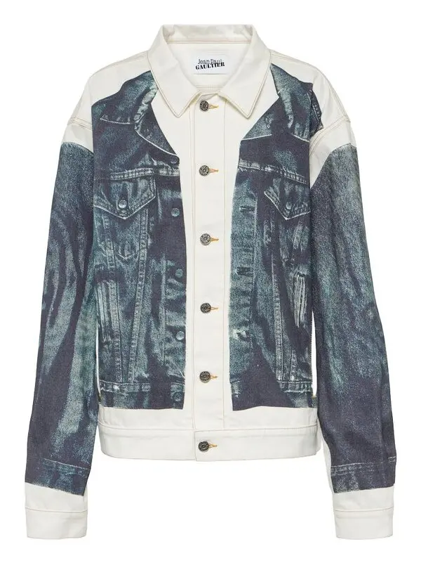 JEAN PAUL GAULTIER Tattoo Denim Jacket - Multicoloured