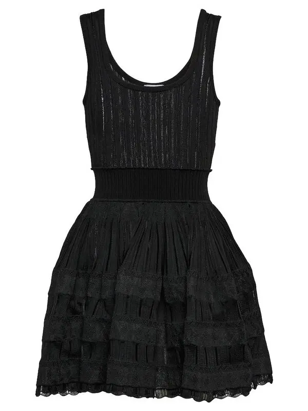 Alaïa Crinoline Mini Dress - Black