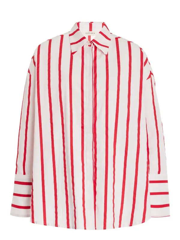 ELCE Reverie Cotton Poplin Shirt - Stripe