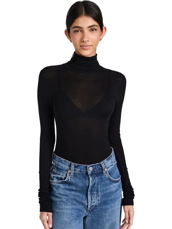 Sold Out NYC The Cashmere Turtleneck - Black