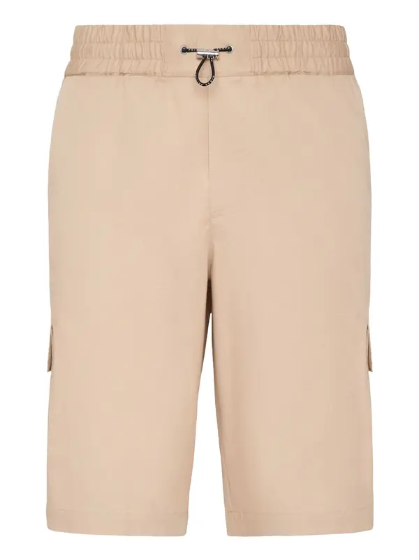Philipp Plein Toggle-fastened Cargo Shorts - Neutrals
