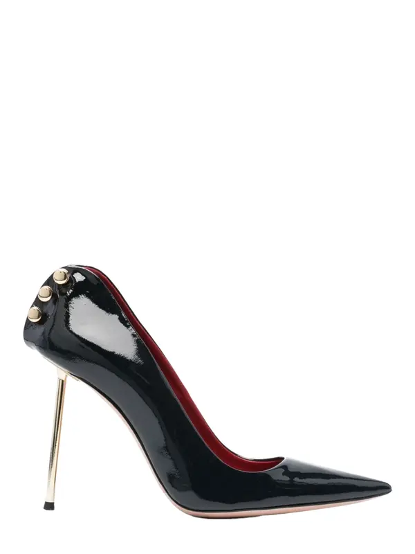 HARDOT Supreme Metallic-heel Pumps - Black