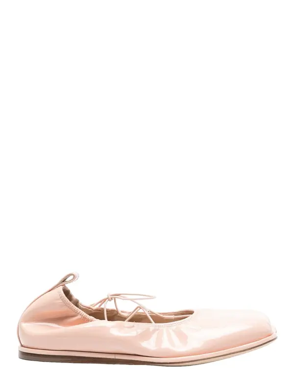 Simone Rocha Heart-toe Ballerina Shoes - Pink