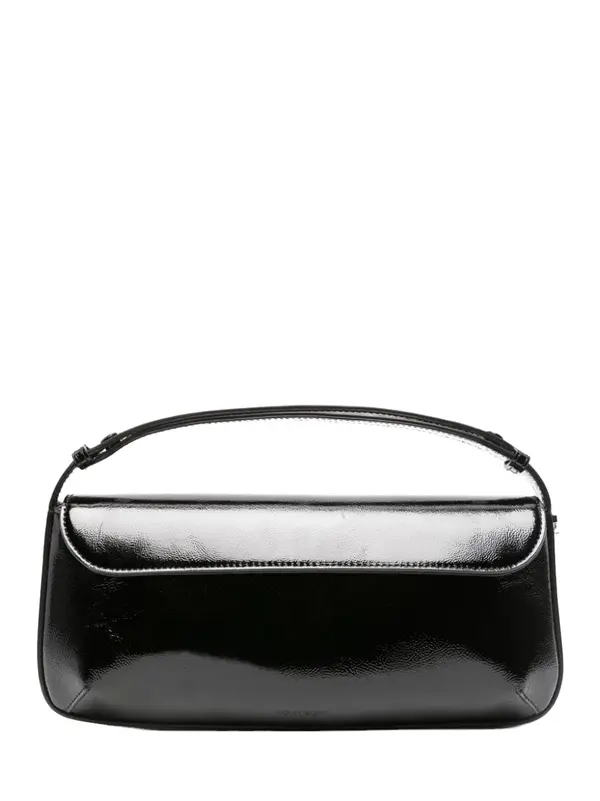 COURREGES Patent Finish Tote Bag - Black