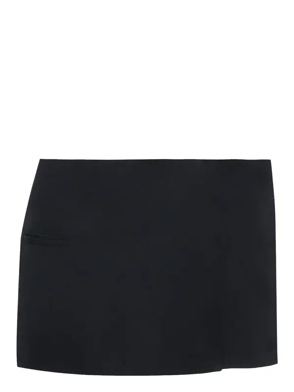 JW Anderson Side-panel Miniskirt - Black