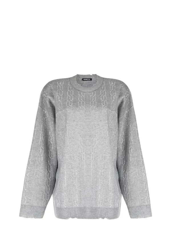 GROUND ZERO Graphic-print Jumper - Grey