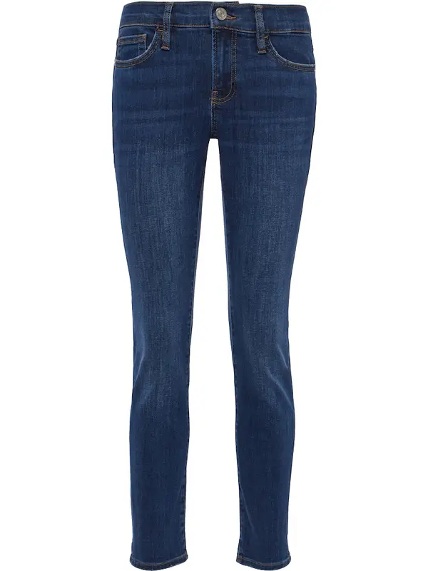 FRAME Le Garcon Mid-rise Straight Jeans - Blue
