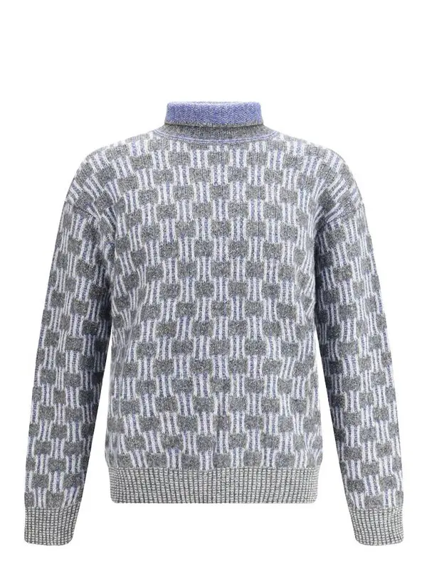 Giorgio Armani Turtleneck Sweater - Blue