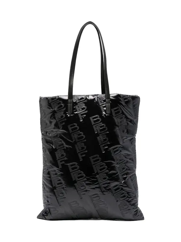 By Far Logo-embossed Tote Bag - Black
