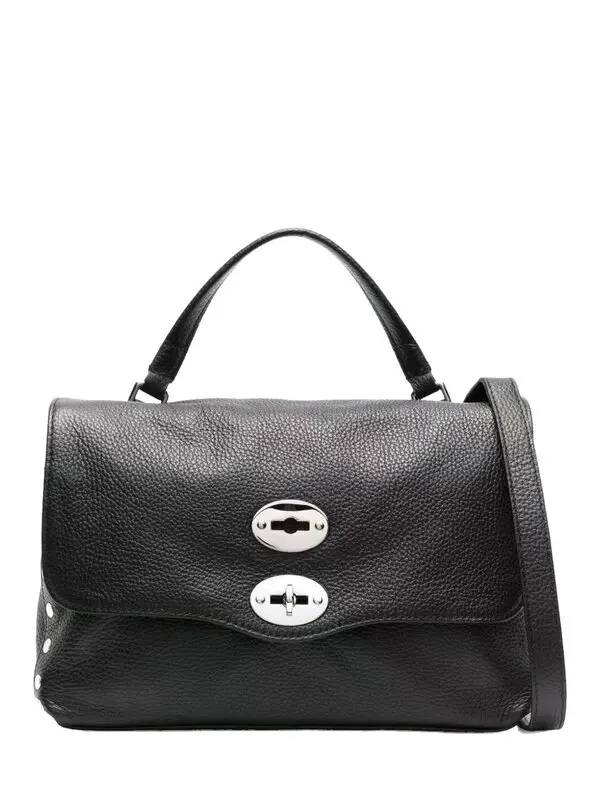 ZANELLATO Small Postina Leather Tote Bag - Black