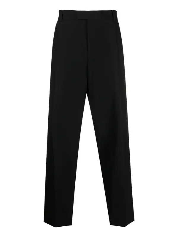 Off-White Straight Leg Trousers - Black