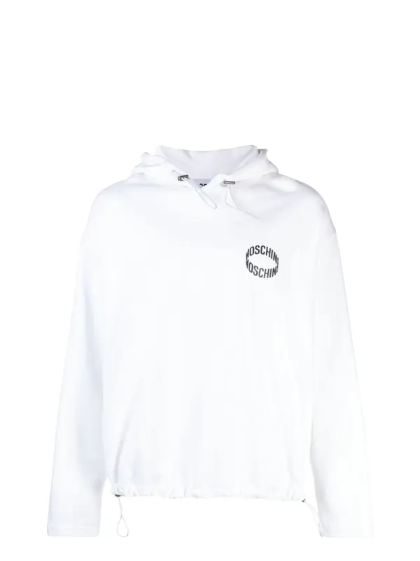 Moschino Appliqué Organic Cotton Sweatshirt - White