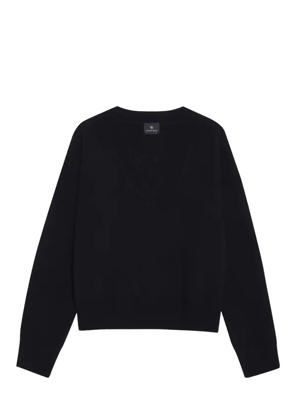 ANINE BING Lee Cashmere Jumper - Black