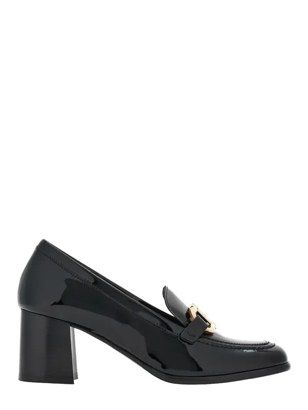 FERRAGAMO 60mm Gancini-buckle Patent Leather Pumps - Black