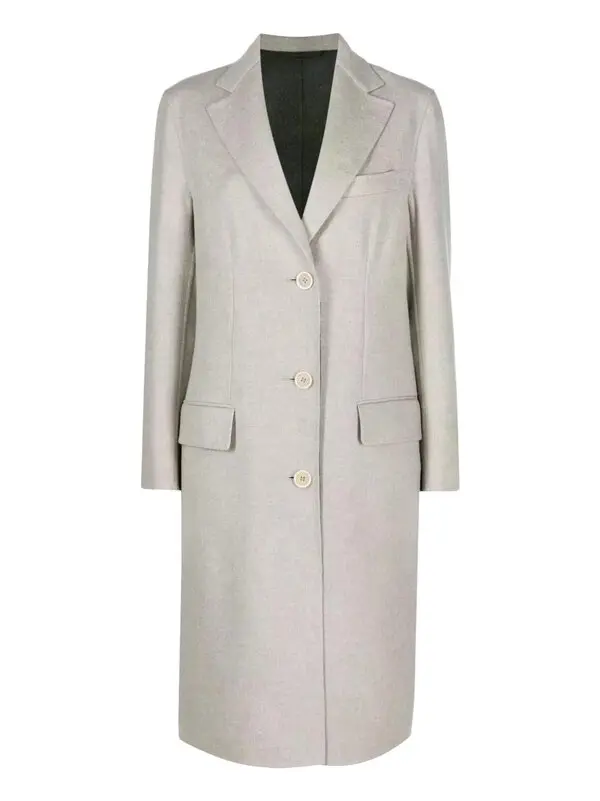 Brioni Solferino Virgin-wool Coat - Grey