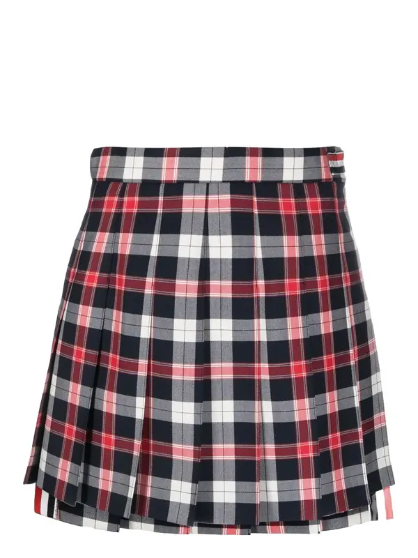 Thom Browne School Uniform Mini Skirt - Blue
