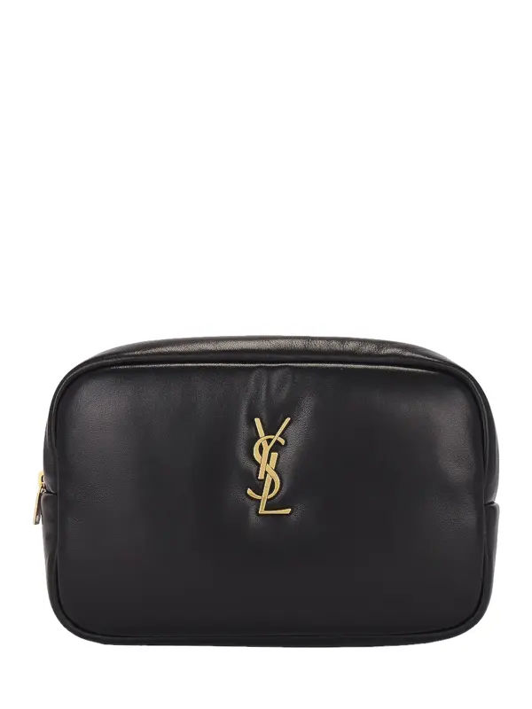 Saint Laurent Cassandre Cosmetic Pouch - Noir