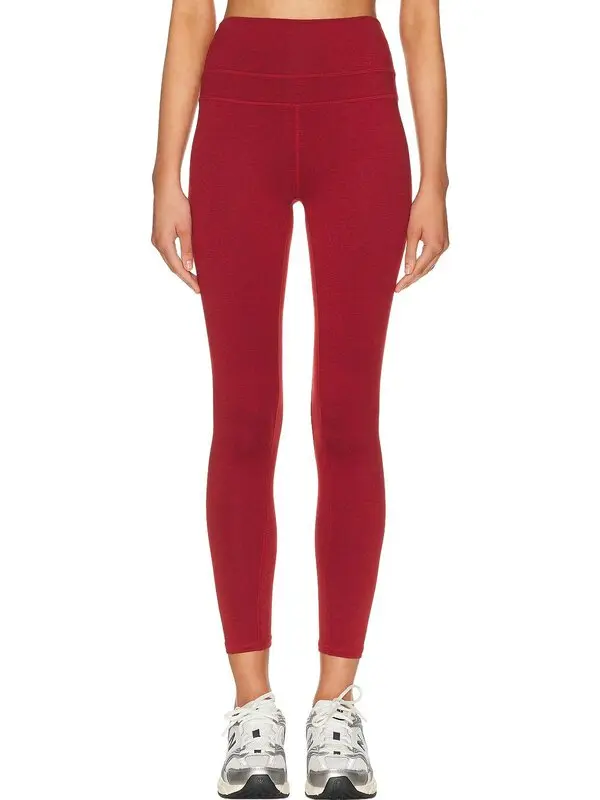 Varley Always Warm Base Layer 25 Legging - Red Dahlia Marl