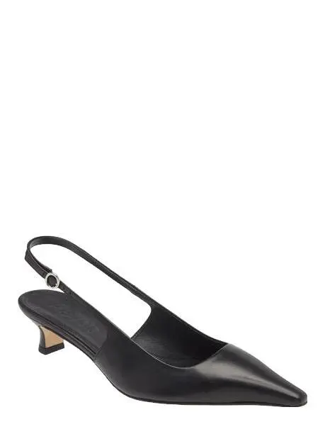 AeydĒ Catrina Kitten Heel Slingback Pump - Black