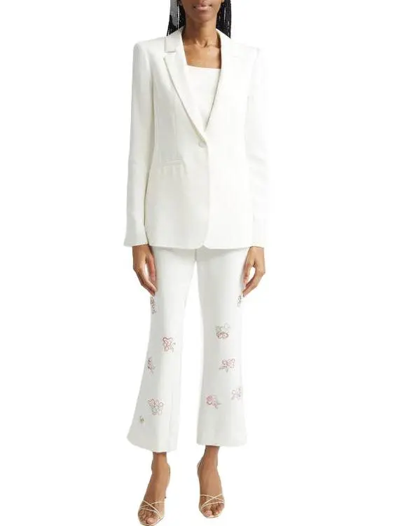 Cinq À Sept Karlie One-button Blazer - Ivory