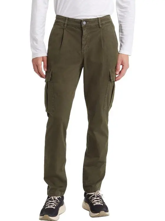 DL1961 Micah Pleated Tapered Cargo Pants - Dryad Twill
