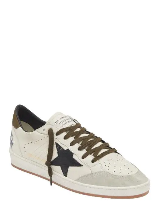 GOLDEN GOOSE Super-star Low Top Sneaker - White/black/green 10349