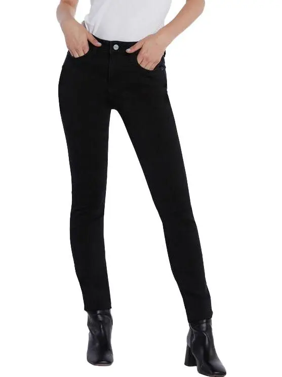 HINT OF BLU Vera Skinny Jeans - Black